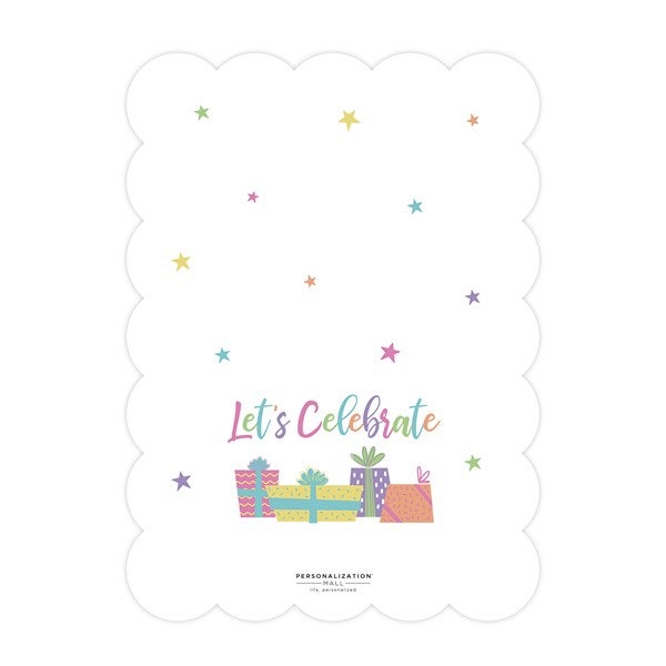 Birthday Celebration Personalized Birthday Invitation