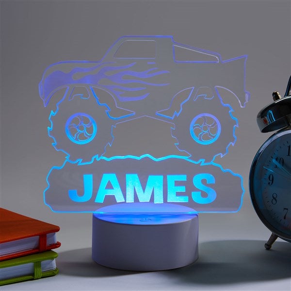 Monster Truck Personalized LED Sign