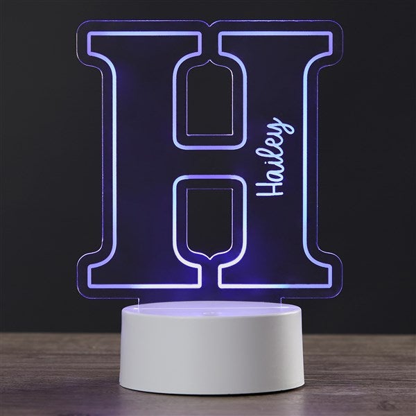 Personalized LED Sign for Kids - Initial & Name
