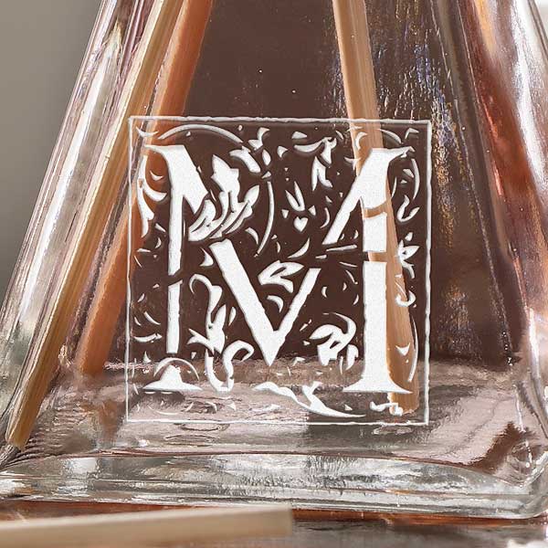 Personalized Monogram Honeysuckle Reed Diffuser