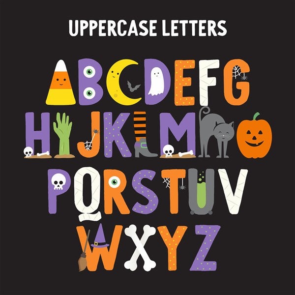 Personalized Halloween Treat Bag - Trick or Treat Icons