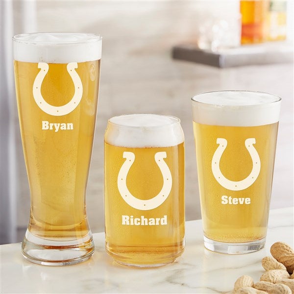NFL Indianapolis Colts Personalized Beer Glass