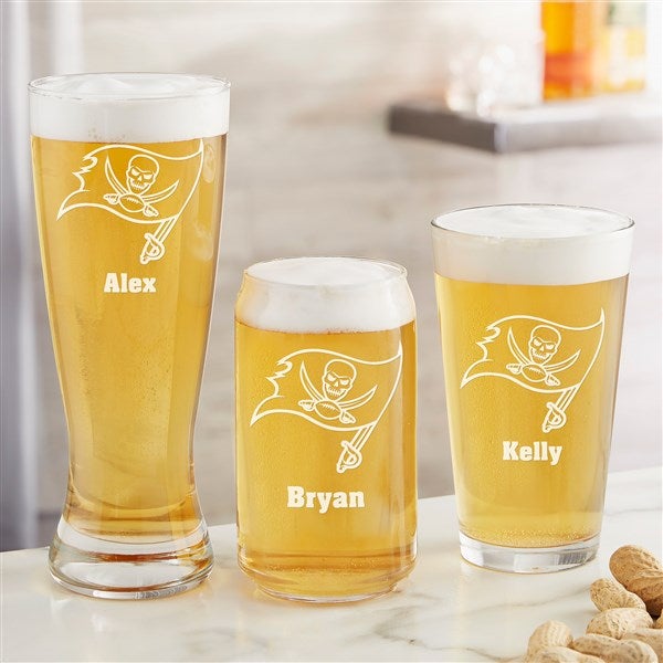 NFL Tampa Bay Buccaneers Personalized Beer Glass