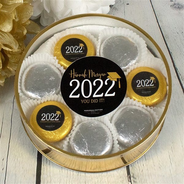 Classic Graduation XL Tin with 16 Chocolate Covered Oreo Cookies