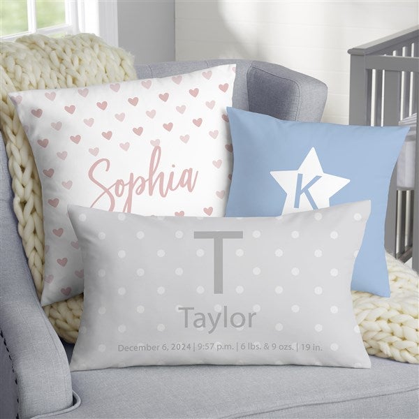 Sweet Baby Personalized Throw Pillow