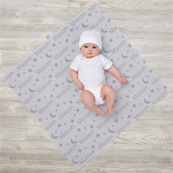 Sweet Baby Personalized Receiving Blanket