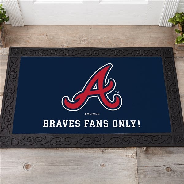 MLB Atlanta Braves Personalized Doormat- 20x35