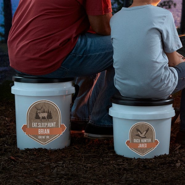 Personalized Hunting Bucket Seat