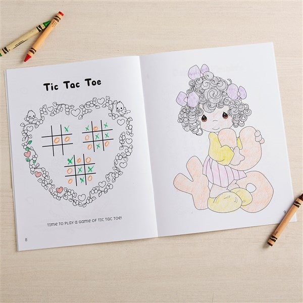 Precious Moments Personalized Flower Girl Coloring Activity Book