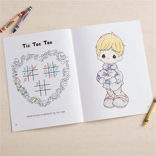Precious Moments Personalized Ring Bearer Coloring Activity Book