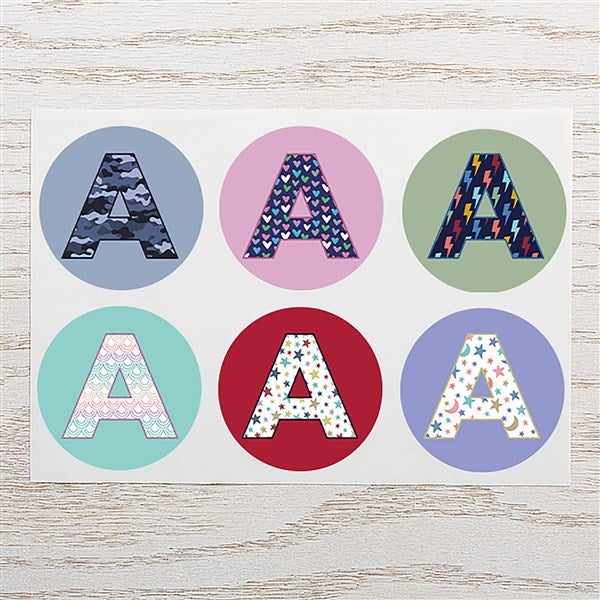 Pop Pattern Personalized Stickers