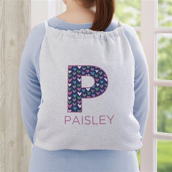 Pop Pattern Personalized Sweatshirt Drawstring Bag