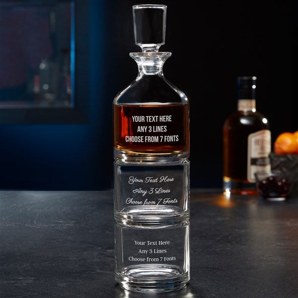 Personalized Decanter Set - Write Your Own
