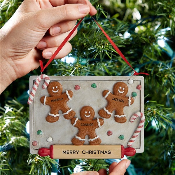 Gingerbread Cookie Tray© Personalized Ornament