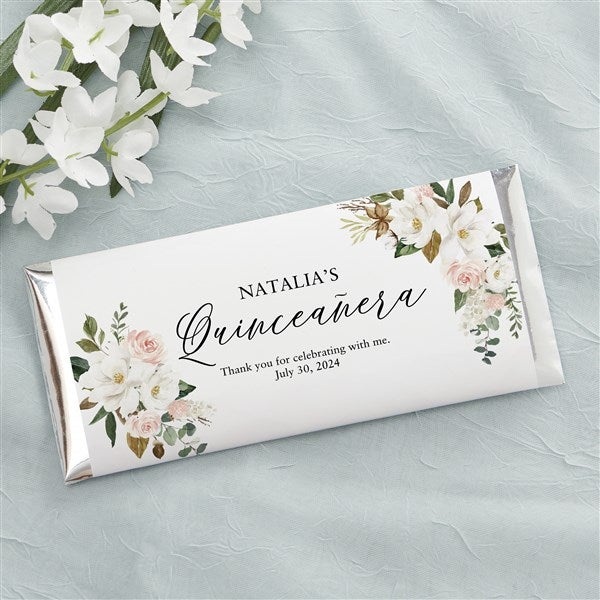 Quinceañera Personalized Candy Bar Wrappers