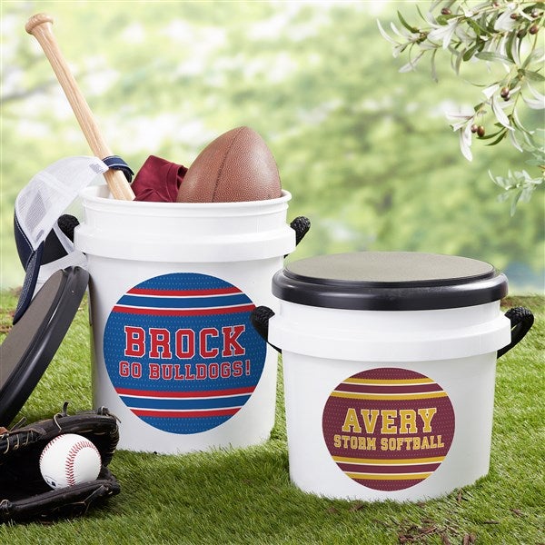 Personalized Sports Bucket Seat