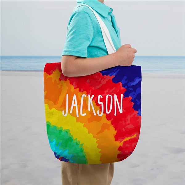 Tie-Dye Fun Personalized Beach Bag