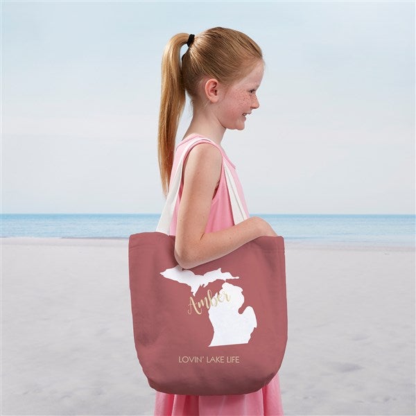 State Pride Personalized Beach Bag