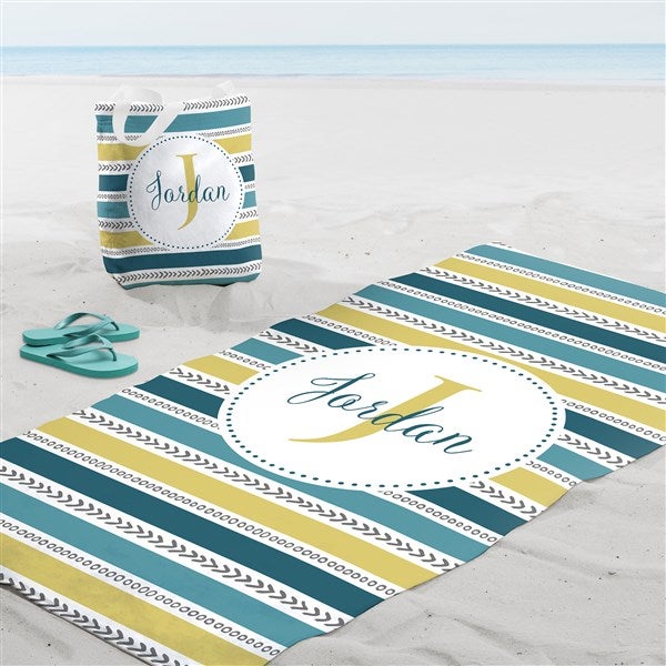 Pattern Personalized Beach Bag