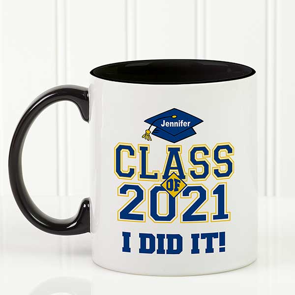 Custom Graduation Ceramic Coffee Mug - Cheers to the Graduate Style ...