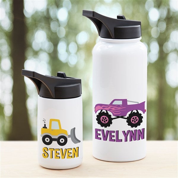 Construction & Mon Personalized Double-Wall Vacuum Insulated 14 oz ...