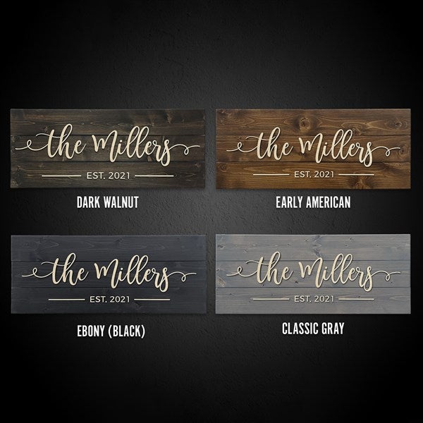 Personalized Couples Wooden Pallet Sign