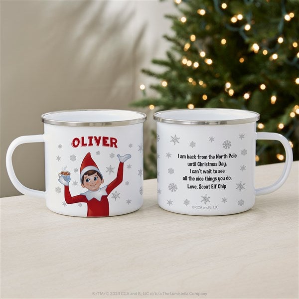 The Elf on the Shelf Personalized Christmas Camp Mug- Large