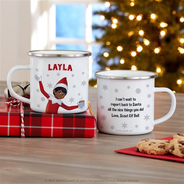 The Elf on the Shelf Personalized Christmas Camp Mug