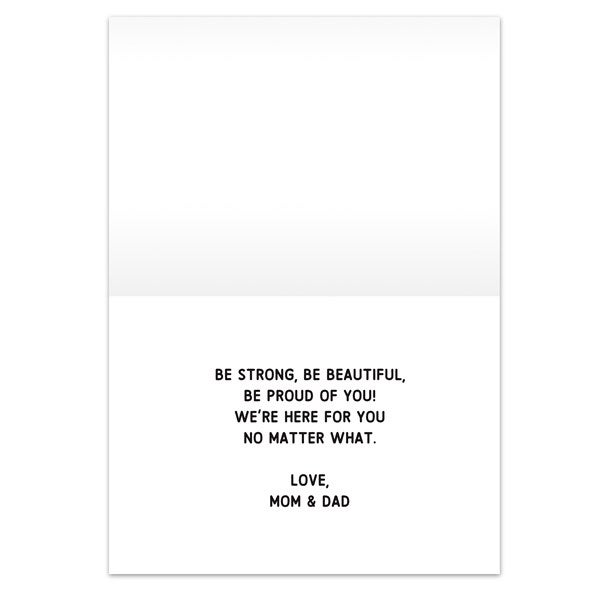 Love Yourself Personalized Greeting Card