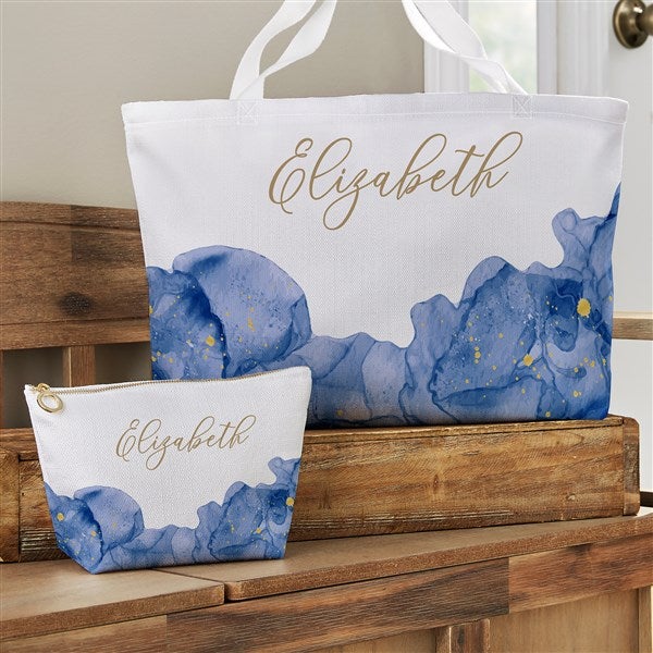 Birthstone Color Personalized Makeup Bag