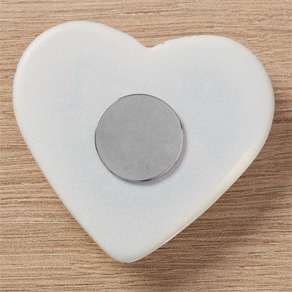 Romantic Photo Personalized Acrylic Heart Magnet