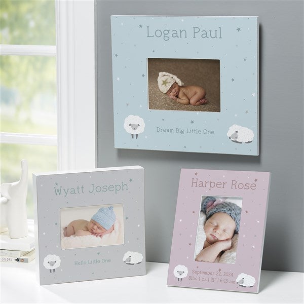 Baby Sheep Personalized Baby Picture Frames