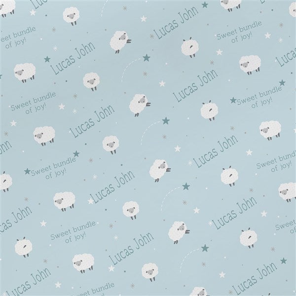 Baby Sheep Personalized Wrapping Paper
