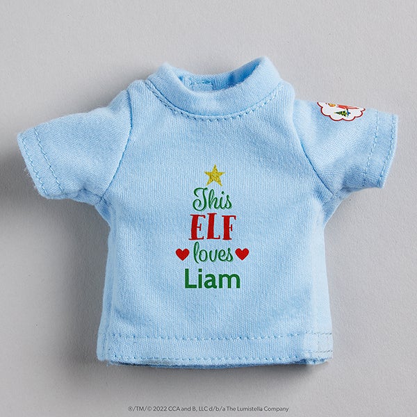 The Elf on the Shelf Loves Personalized Clause Couture Elf Shirt