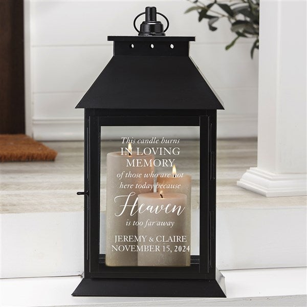 Wedding Memorial Personalized Decorative Candle Lantern