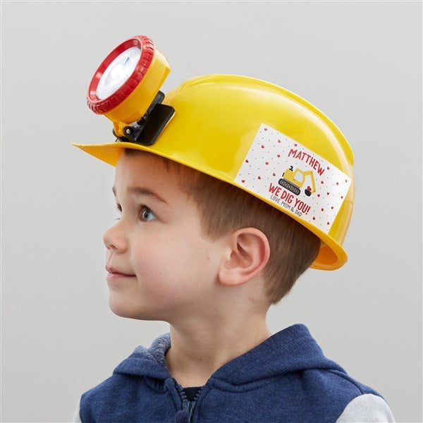 Personalized Kid's Construction Hat - I Dig You