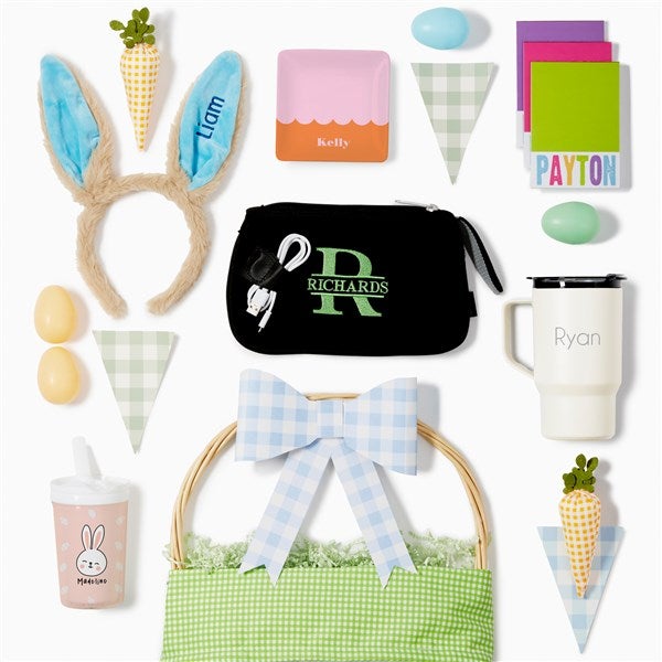 Lavish Last Name Embroidered Tech Organizer