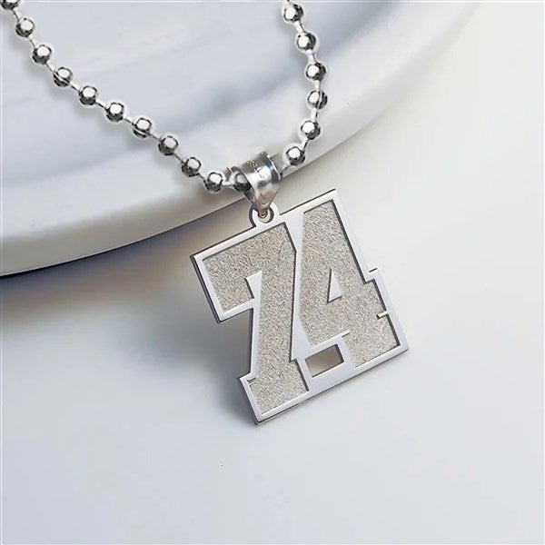 Personalized Number Pendant