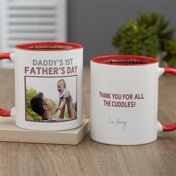 First Father's Day Personalized Coffee Mug