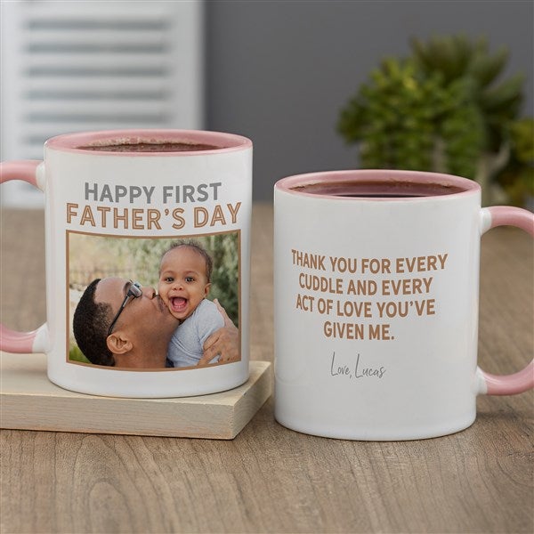 First Father's Day Personalized Coffee Mug