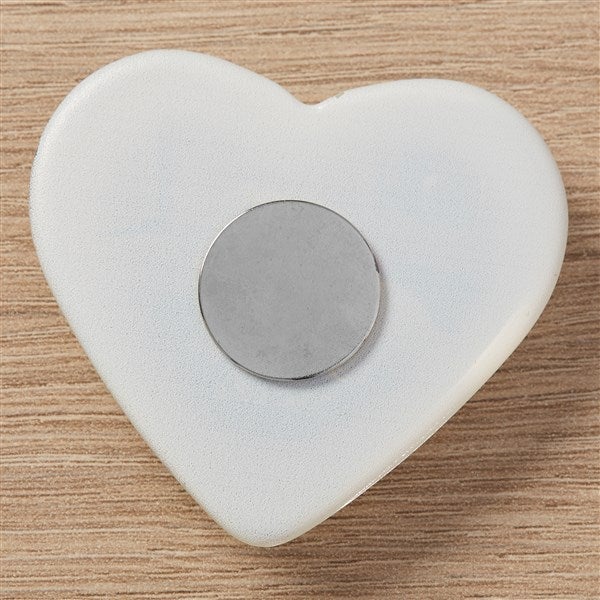 Birth Month Flower Personalized Mini Heart Keepsake