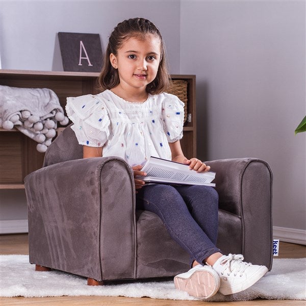 Kid's Personalized Upholstered Chair - Pink