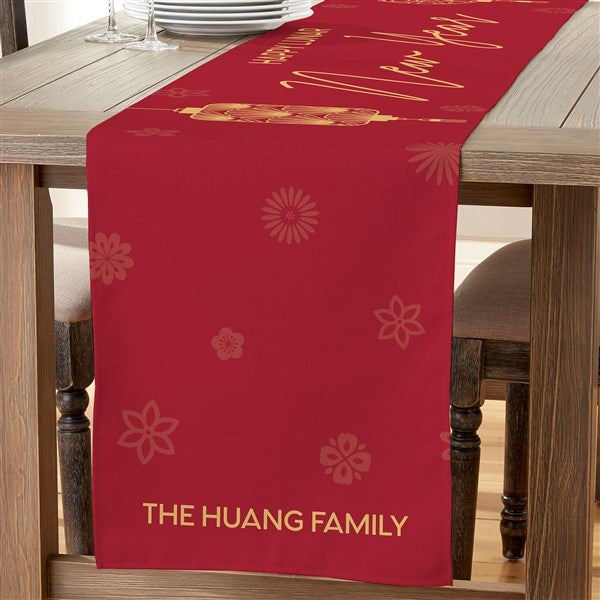 Lunar New Year Personalized Table Runner