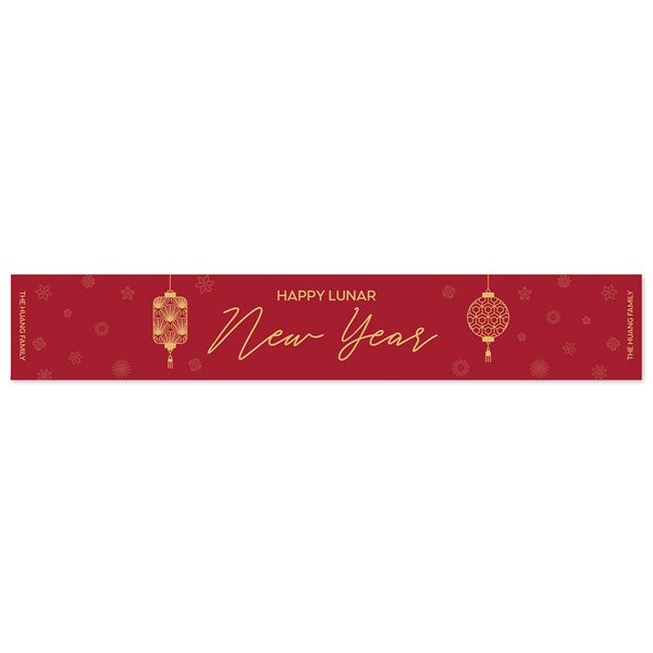 Lunar New Year Personalized Table Runner