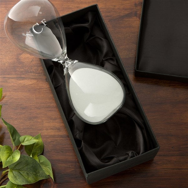Classic Engraved Sand-Filled Hourglass