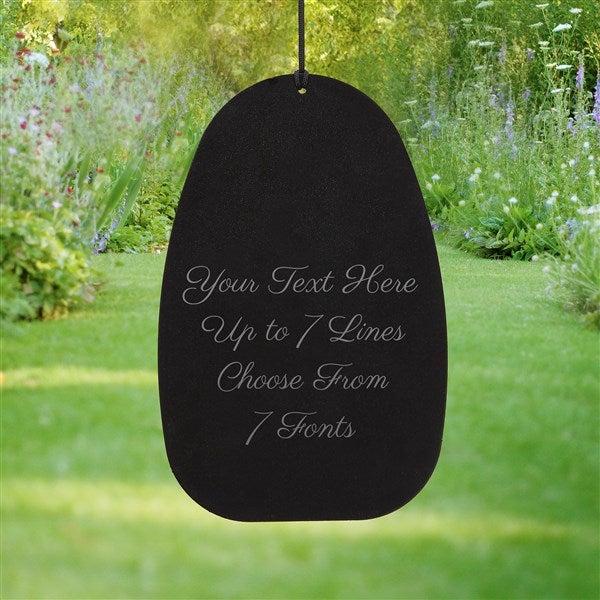 Engraved Message Premium Wind Chime