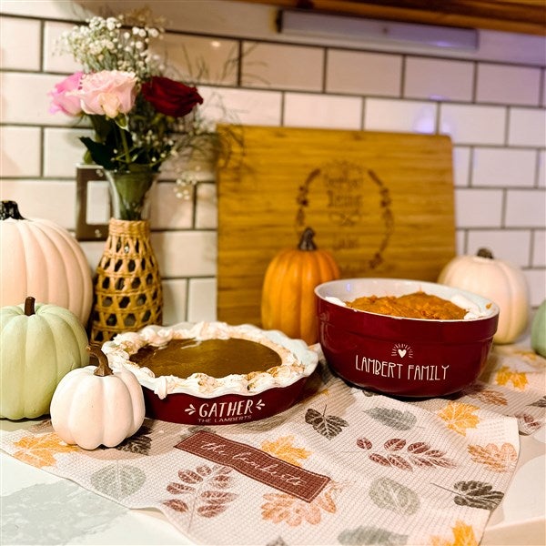Made With Love Personalized Ceramic Serving Bowl