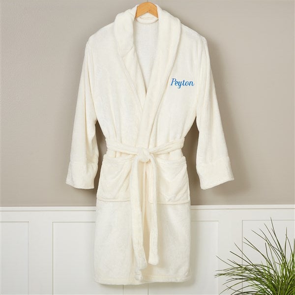 Couples Classic Comfort Embroidered Luxury Fleece Robes