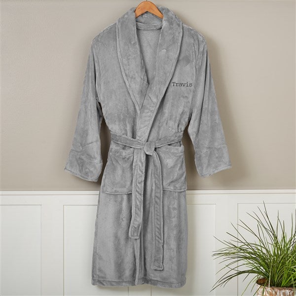Couples Classic Comfort Embroidered Luxury Fleece Robes