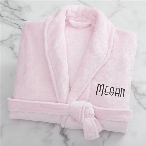 Couples Classic Comfort Embroidered Luxury Fleece Robes